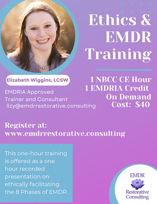Trainings | EMDR Restorative LLC